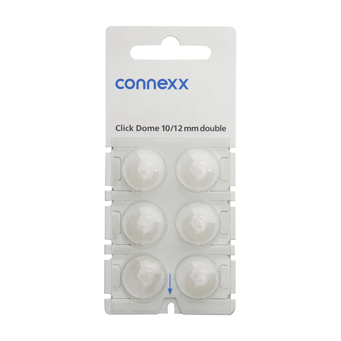 Connexx Click Dome Double 10/12mm | Skin-Friendly Domes | Japebo.com